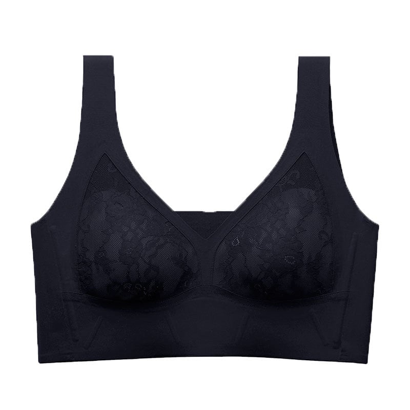 🤩No More Pesky Bra Rolls - Side Compression Full Coverage Bra